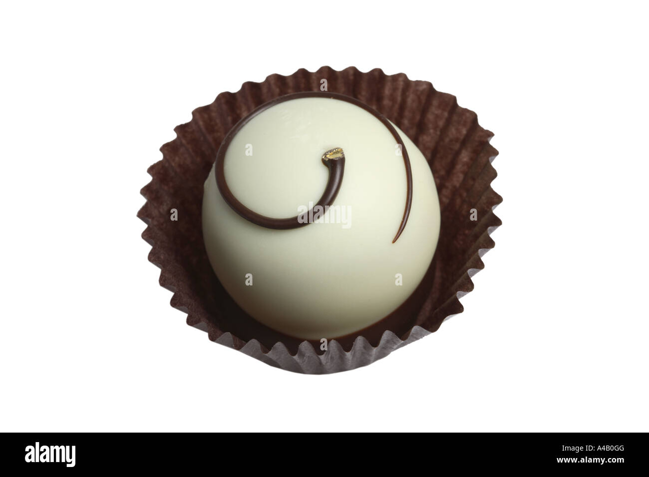 Gourmet Chocolate cut out on white background Stock Photo - Alamy