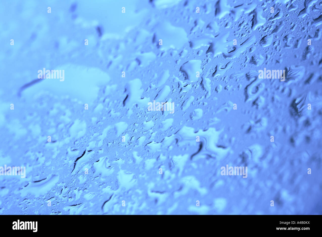 Water Droplets on Glass Surface Stock Photo - Alamy