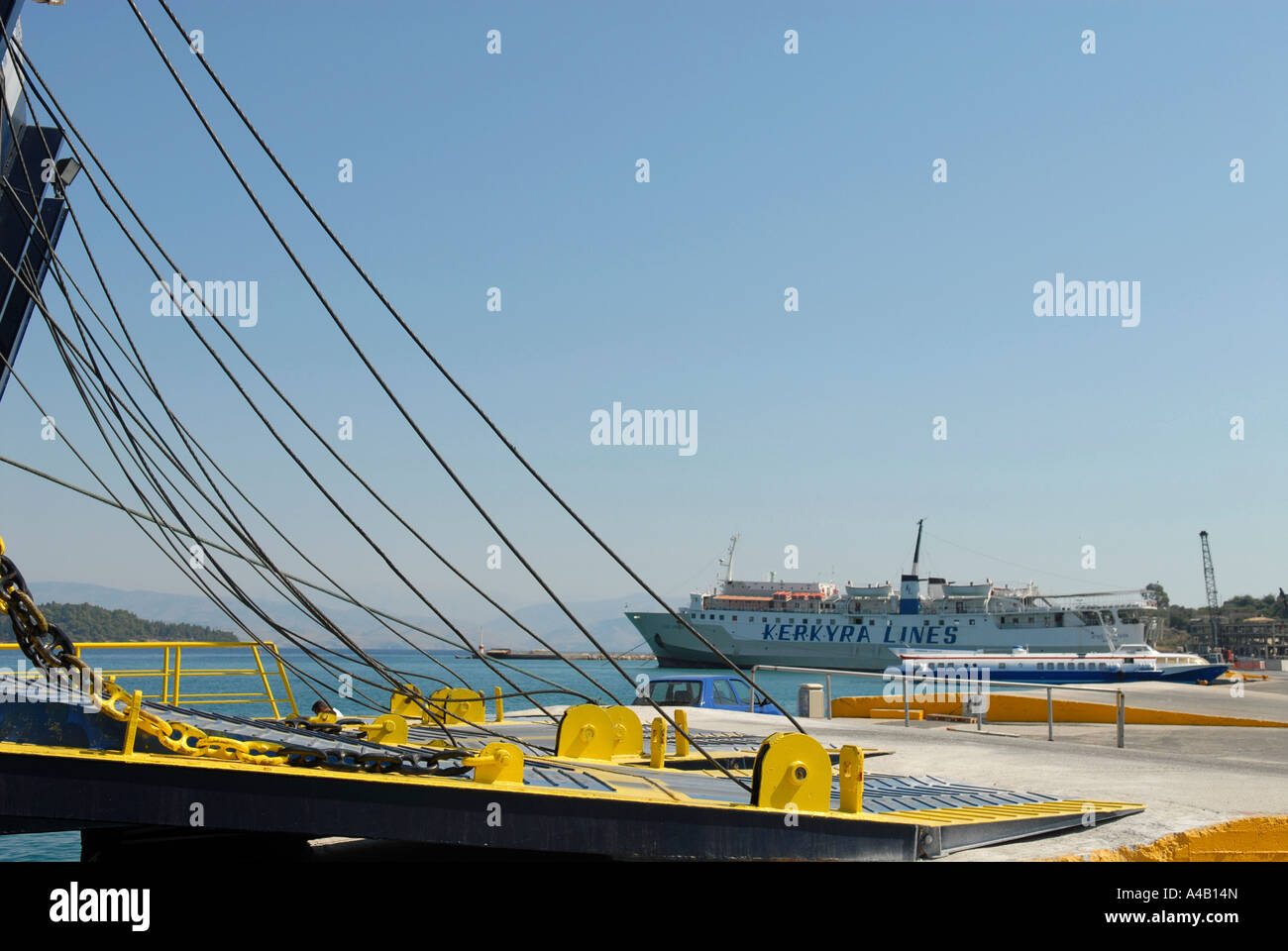 Passenger ferry corfu greece hi-res stock photography and images - Alamy