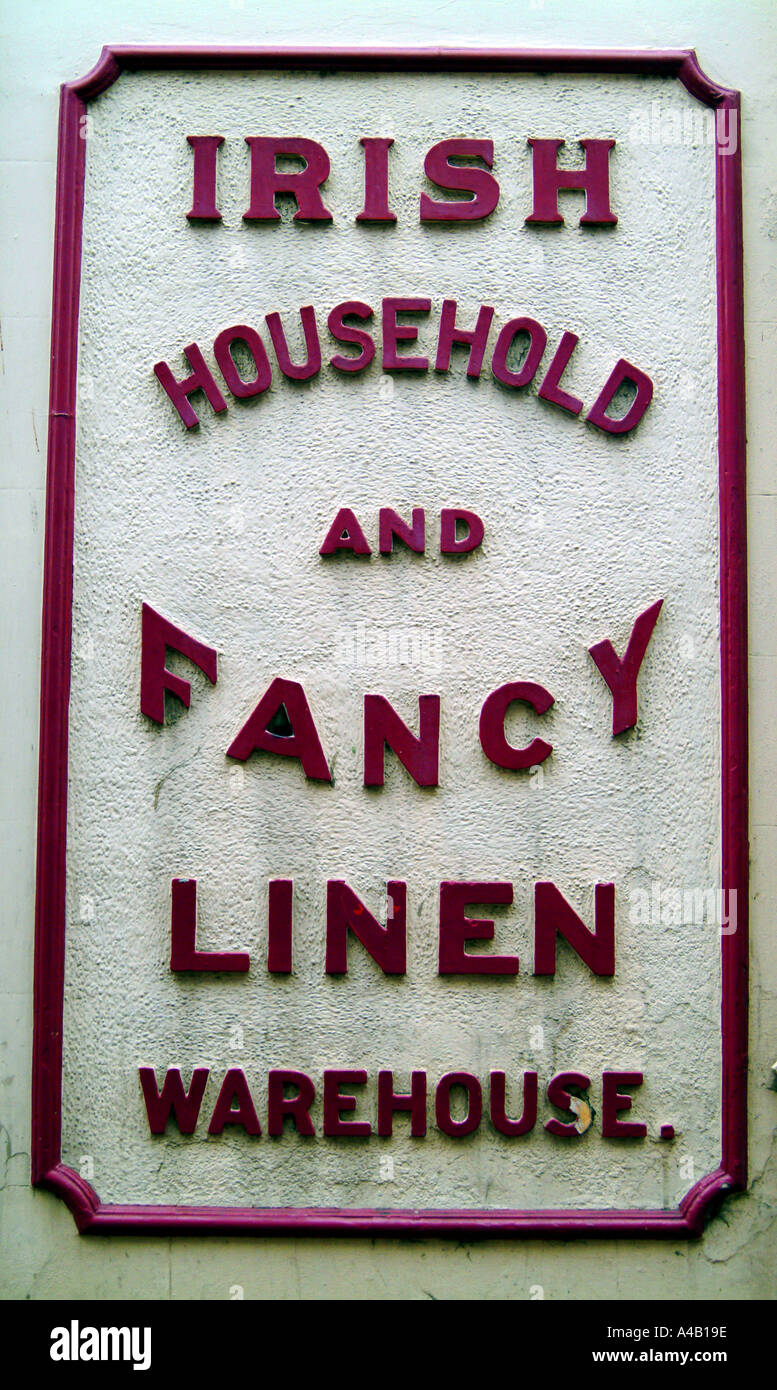 The irish linen store hi-res stock photography and images - Alamy