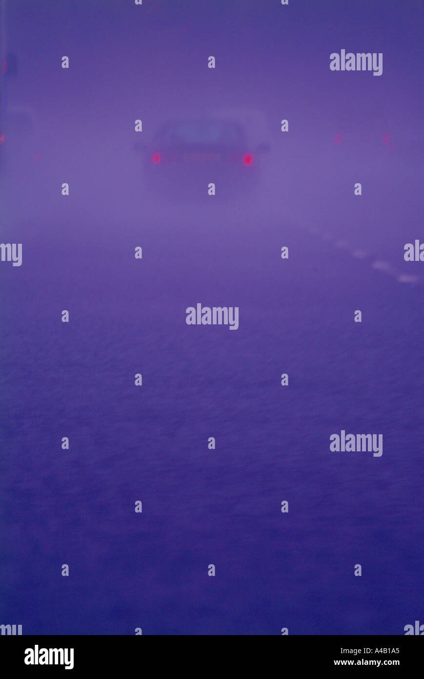 Car blue motorway visibility hi-res stock photography and images - Alamy