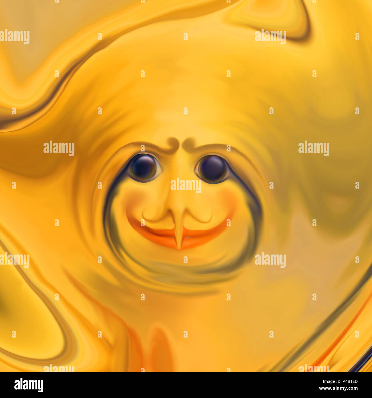 Bizarre grotesque portrait Stock Photo - Alamy