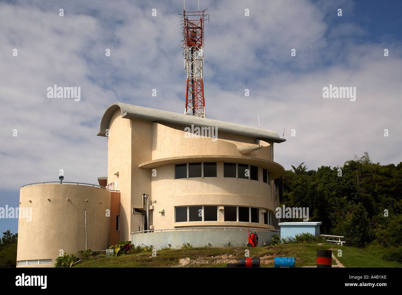 Montserrat. Volcano Observatory Stock Photo - Alamy