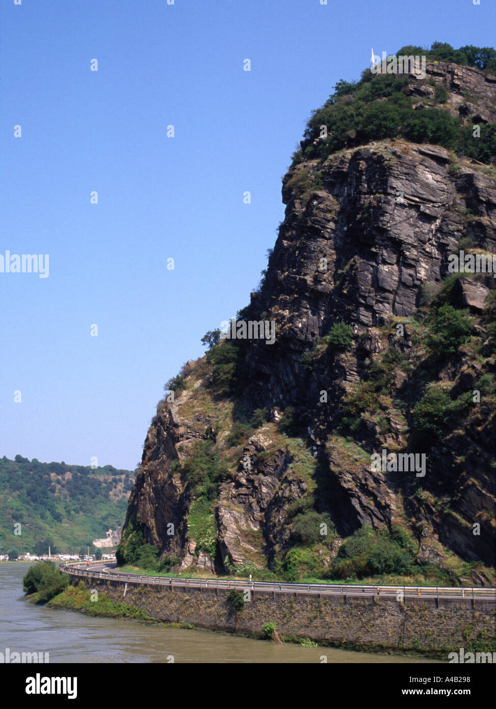Famous German Rock Loreley Stock Photo - Alamy