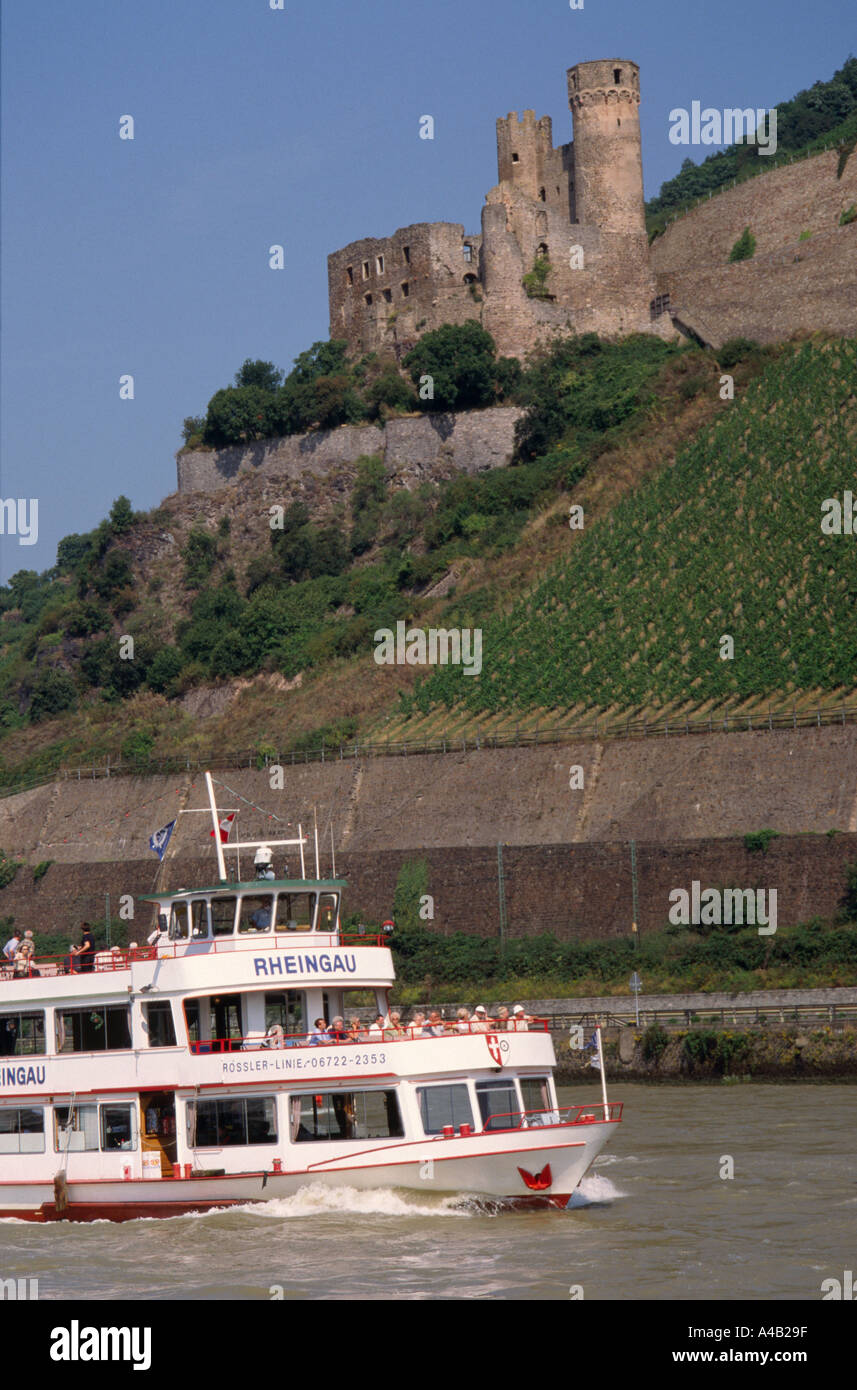 Famous German River Rhein Stock Photo - Alamy