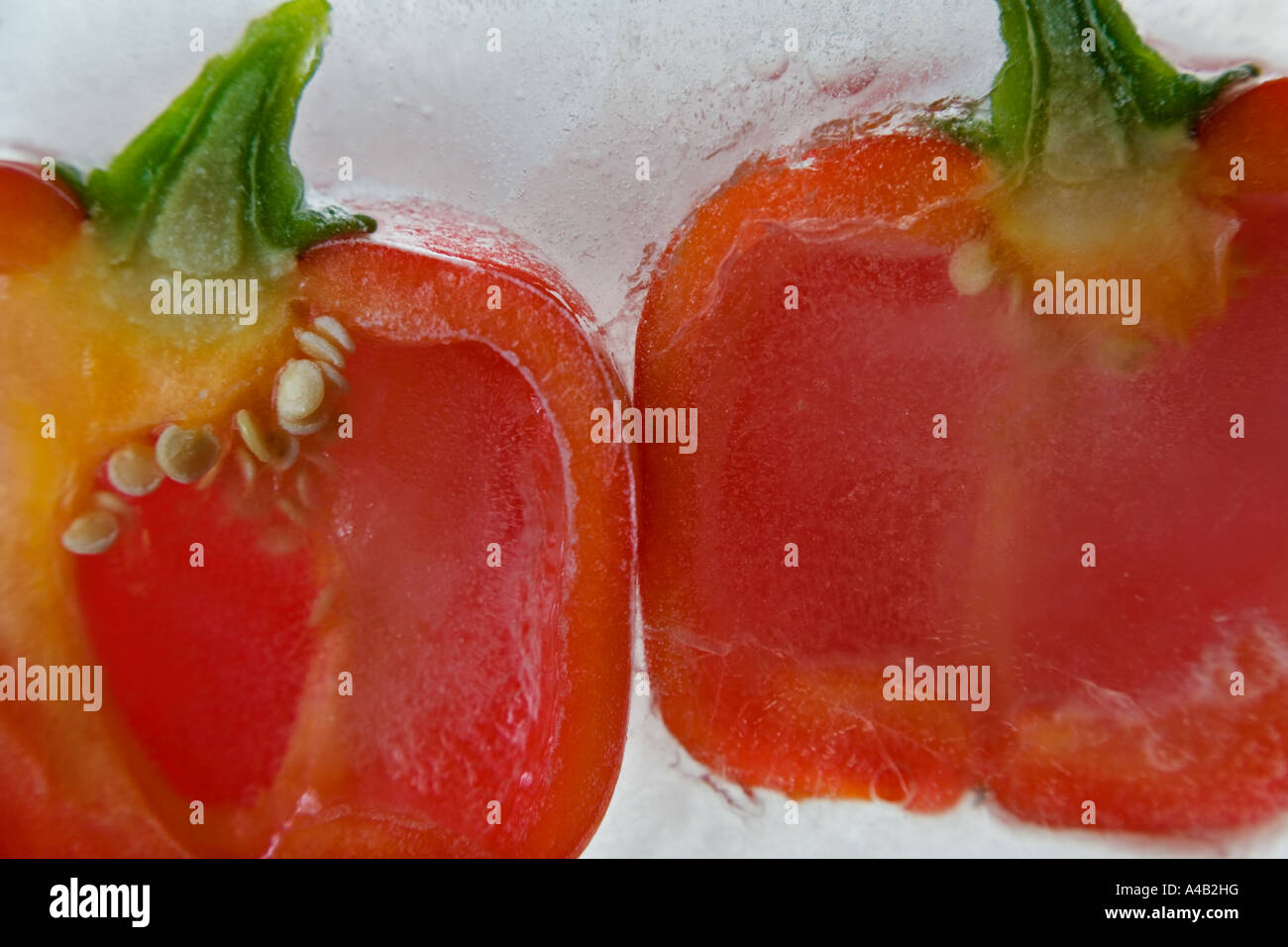 Close up pepper seeds inside hi-res stock photography and images - Alamy