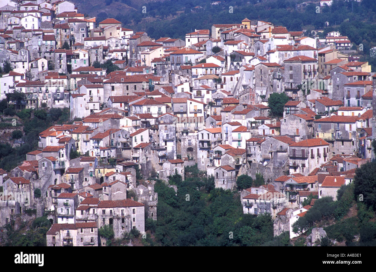 The hill top town of rivello hi-res stock photography and images - Alamy