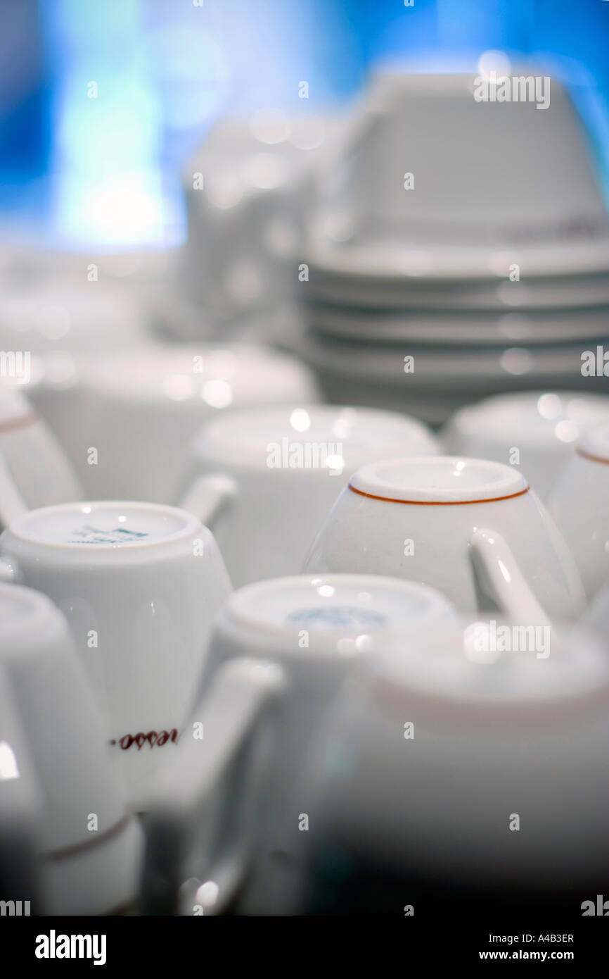 pile of coffee cups Stock Photo - Alamy