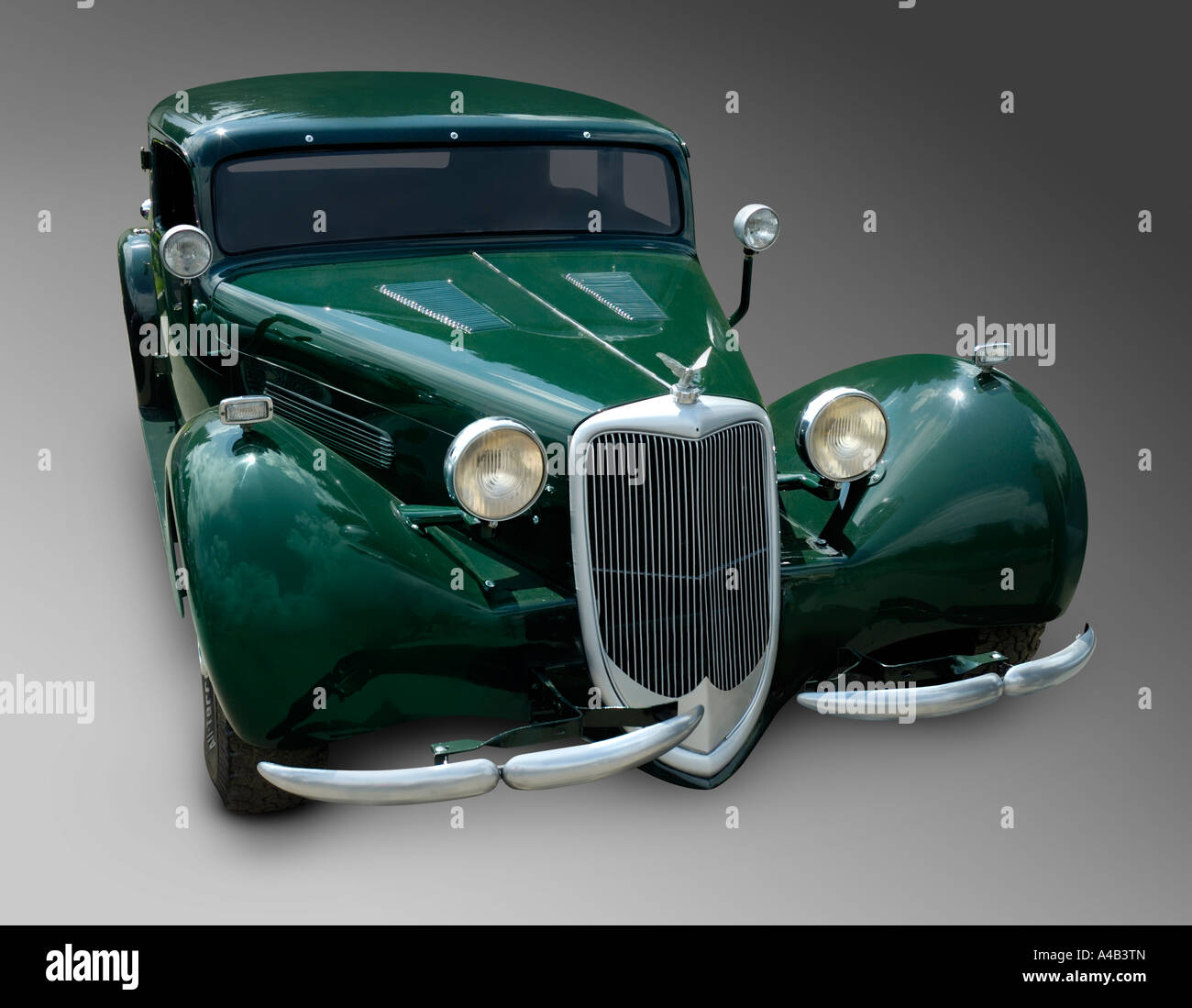 Old retro green vintage Cut Out Stock Images & Pictures - Alamy