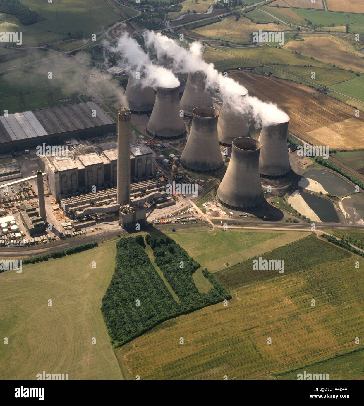 Electricity power station East Midlands UK Stock Photo - Alamy