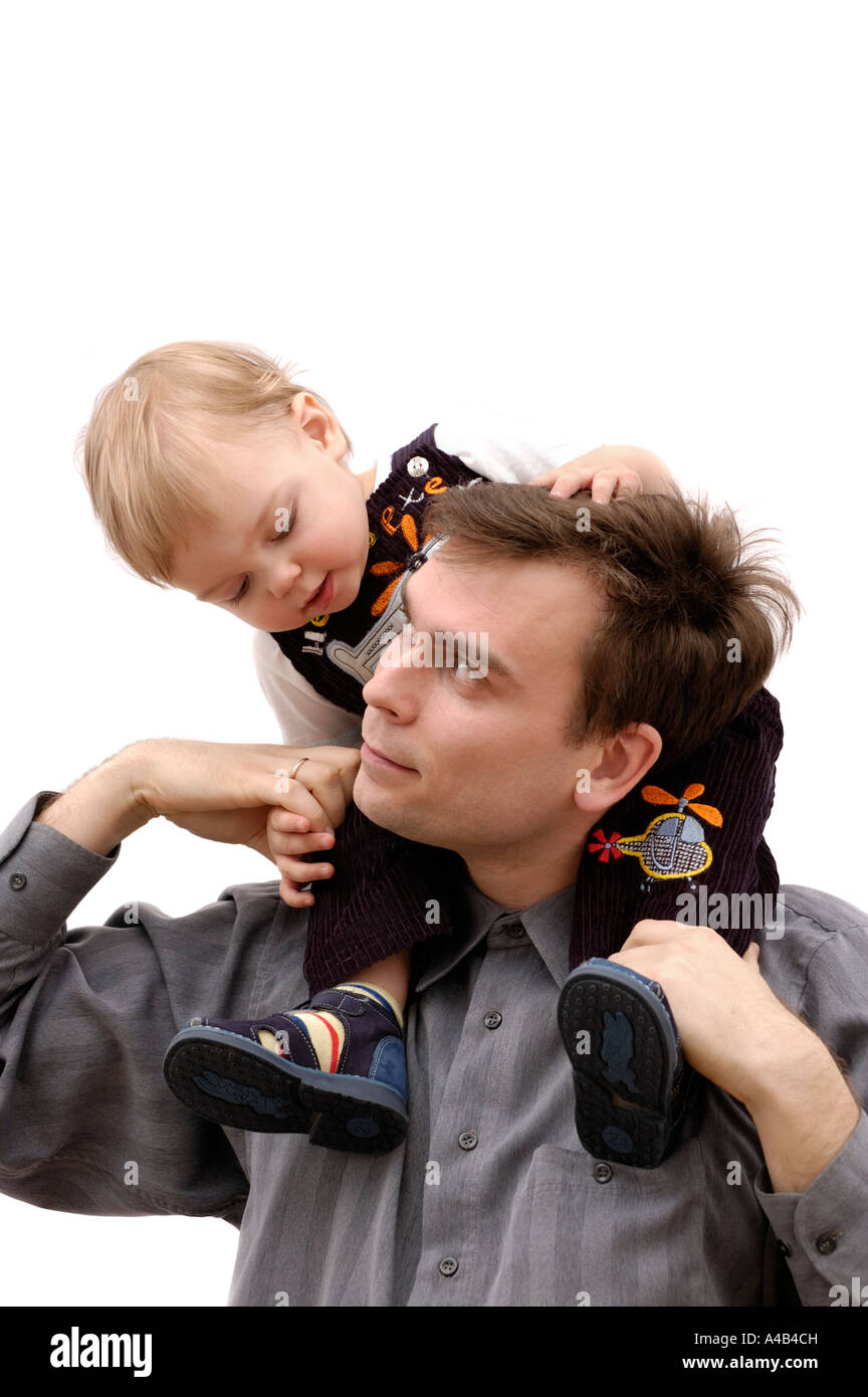 Father and Son Stock Photo - Alamy
