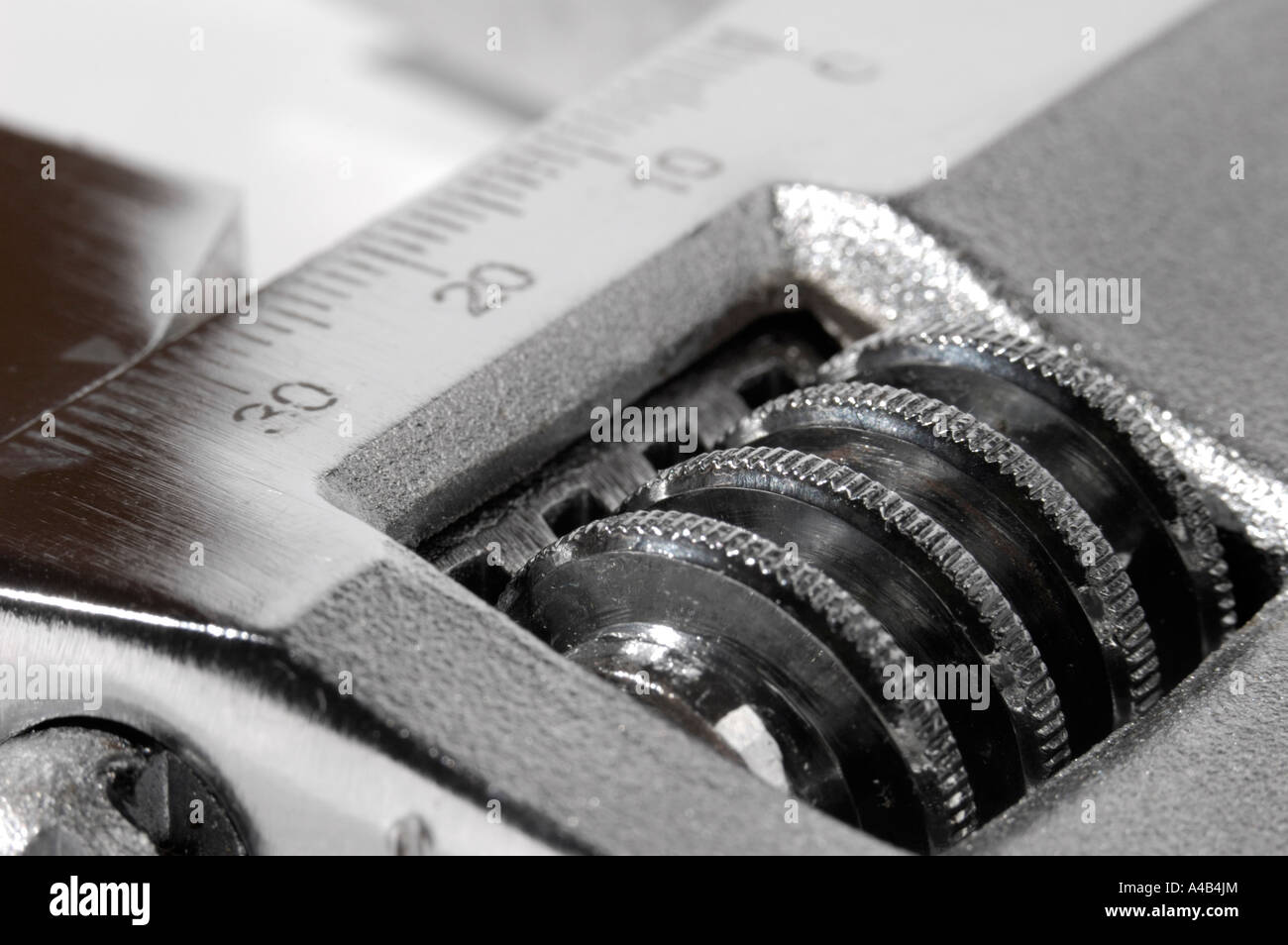 Adjustable spanner gears Stock Photo - Alamy