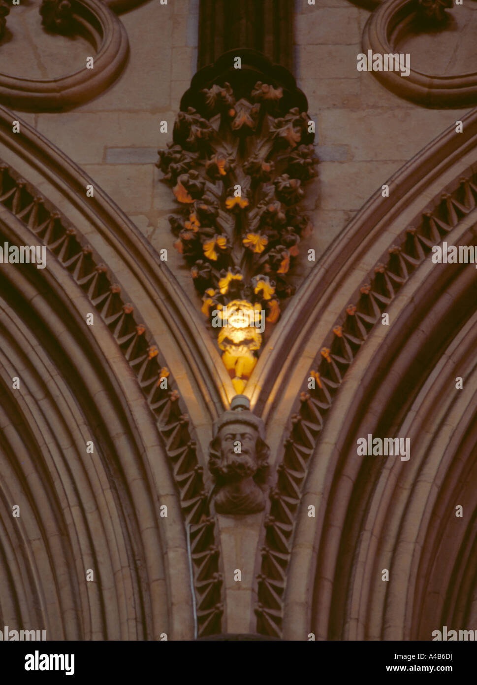 The "Lincoln Imp", Angel Choir, Lincoln Cathedral, Lincoln ...