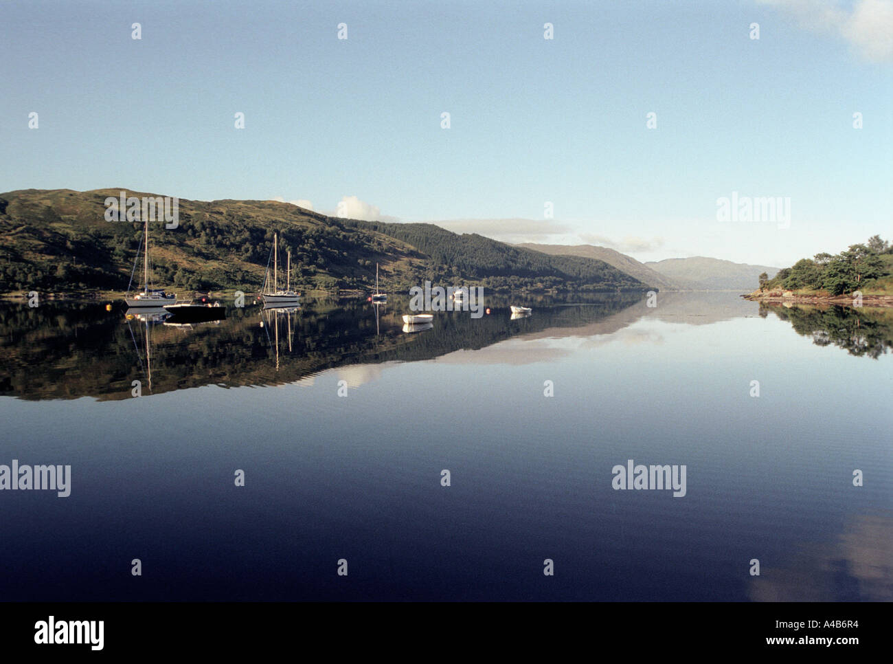 LOCH SUNART Ardnamurchan Scotland Scottish UK Stock Photo - Alamy