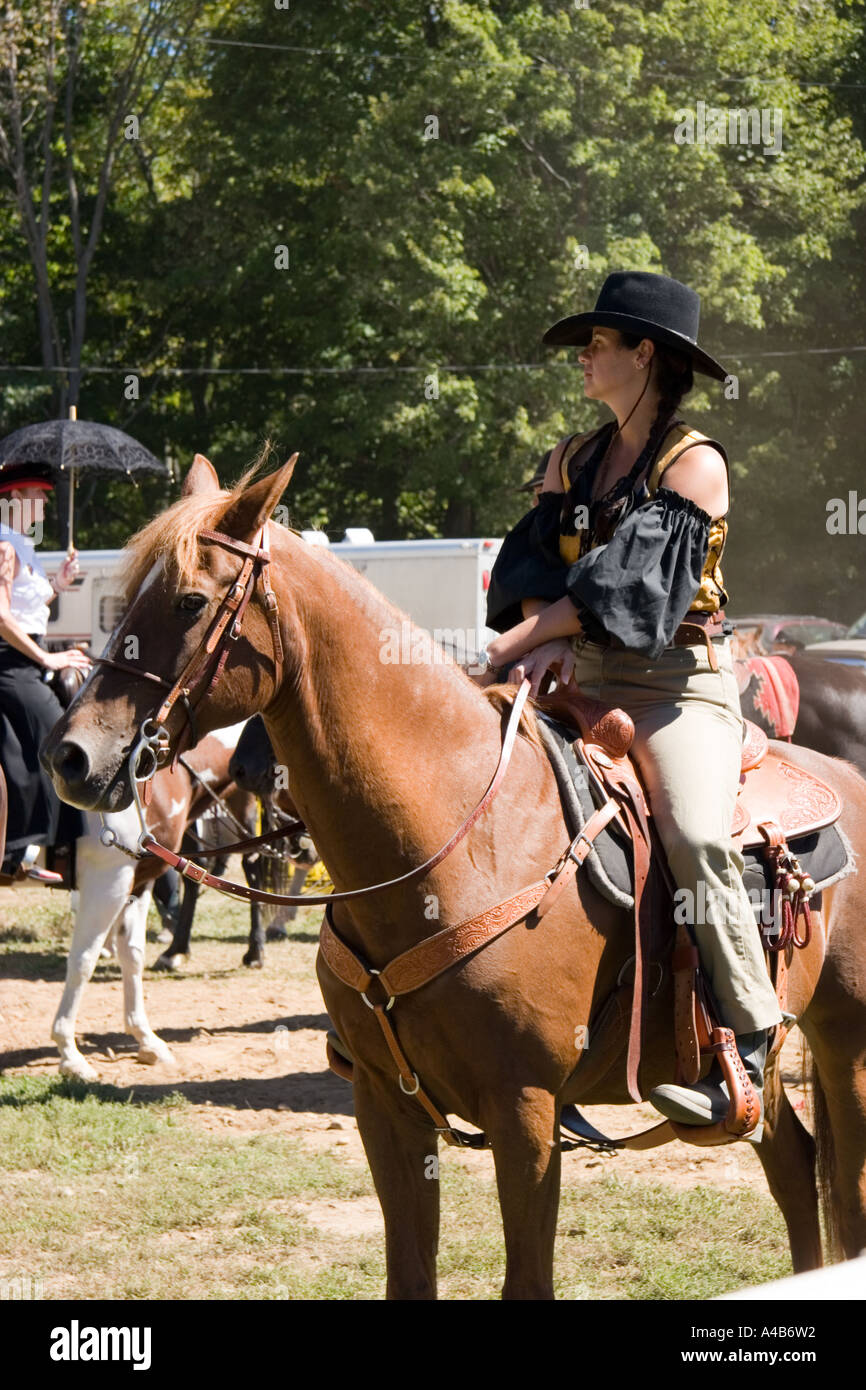 Fairground woman horse hi-res stock photography and images - Alamy