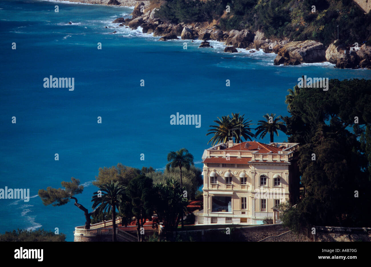 Cap Martin, Alpes-Maritimes, 06, France, French Riviera, Cote d'Azur ...