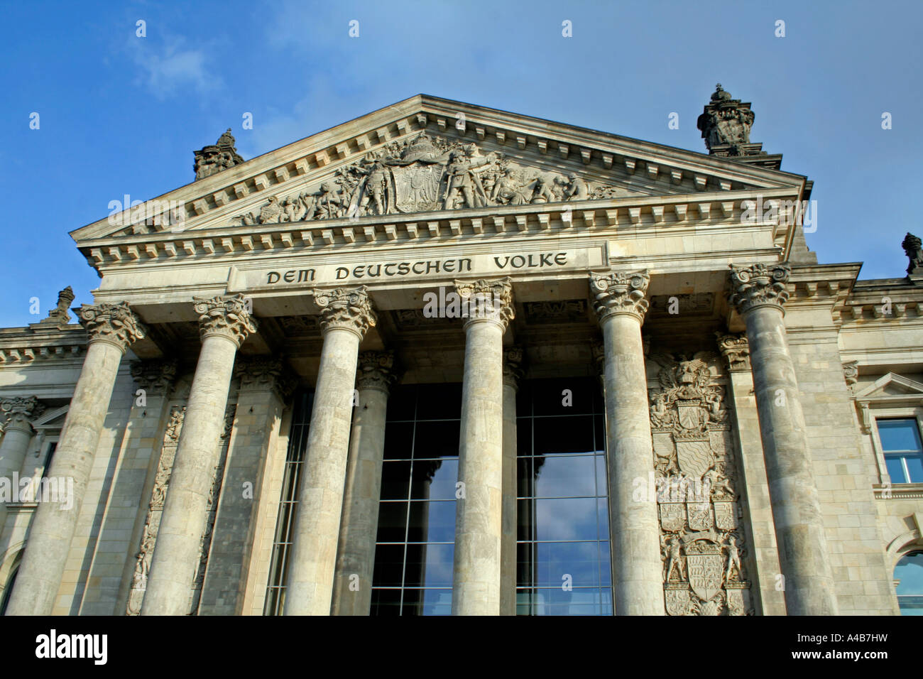 columns in front of the reichstag berlin germany Stock Photo - Alamy