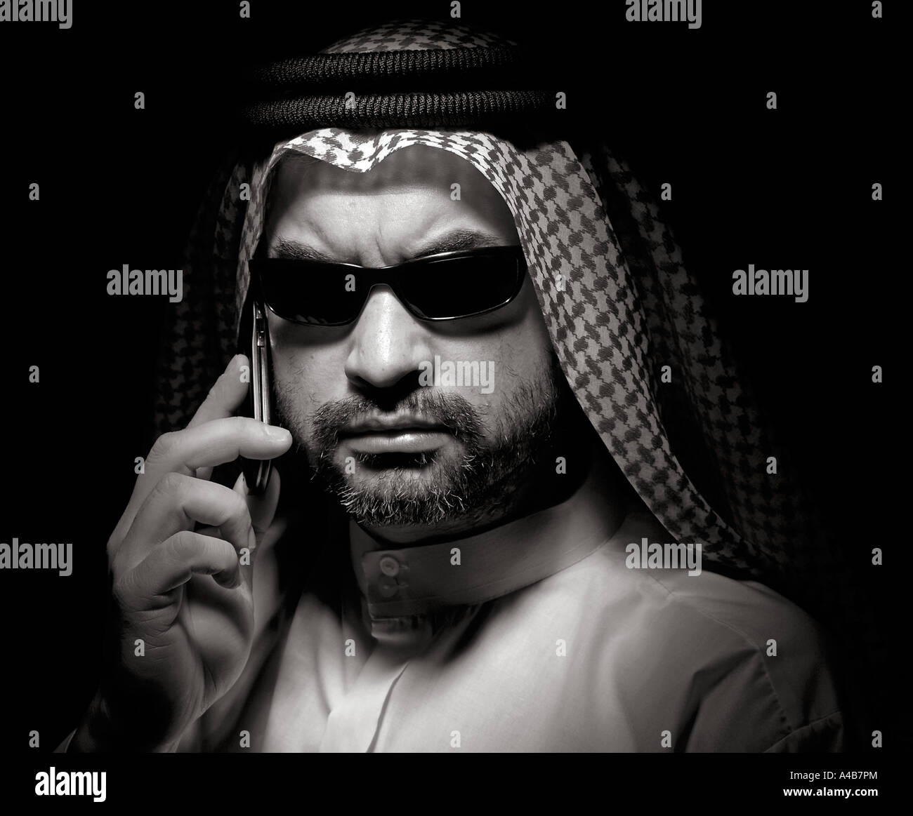 Arab Man on his cellphone. Picture by Patrick Steel. patricksteel Stock ...