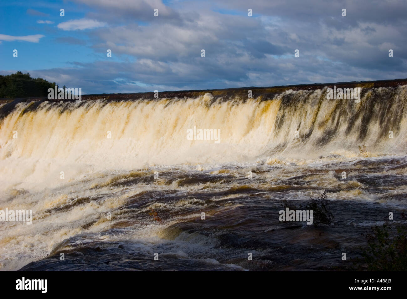Glen Lake Hydro Electric Dam in Goffstown New Hampshire Stock Photo - Alamy