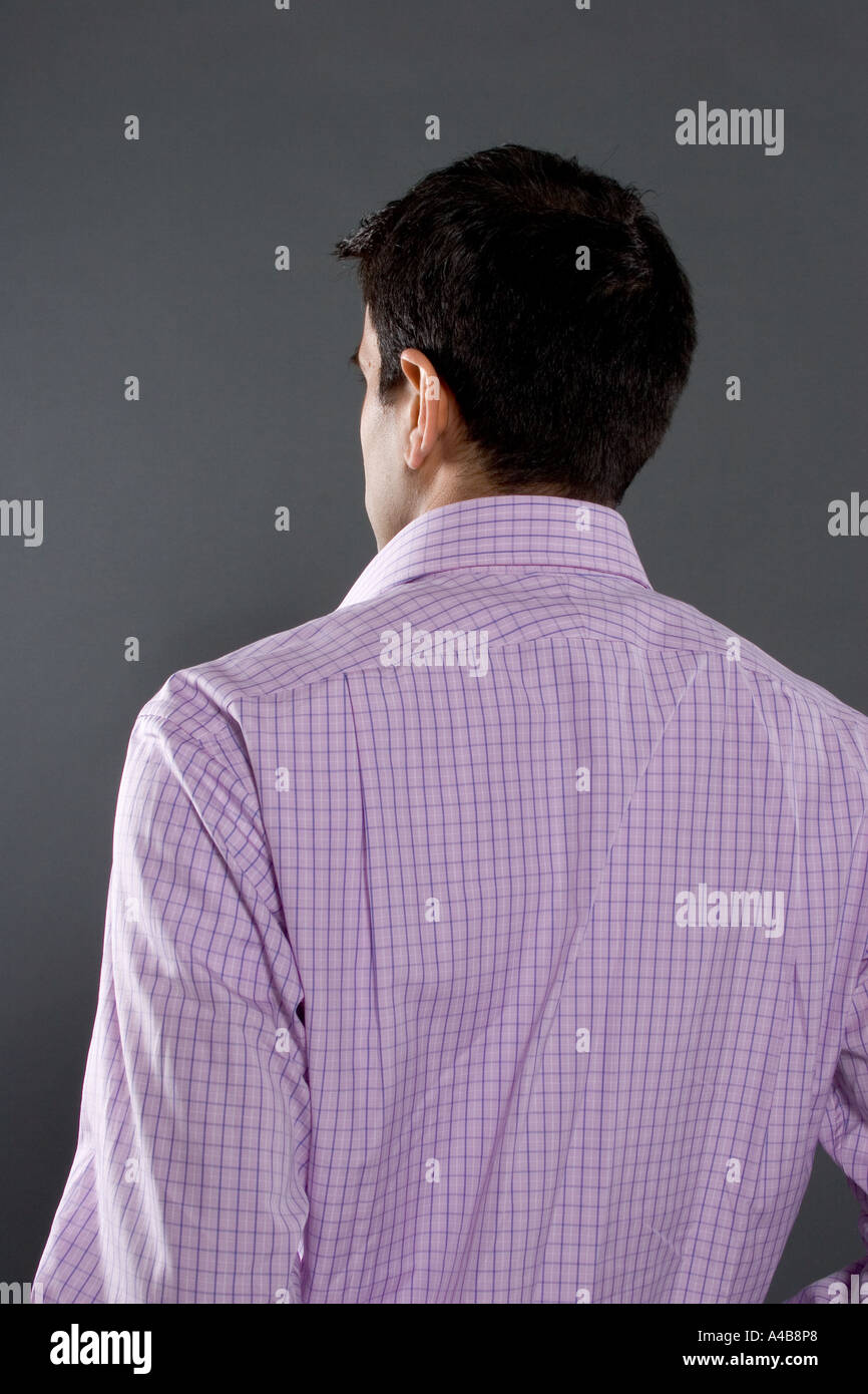 Asian man from behind Stock Photo - Alamy
