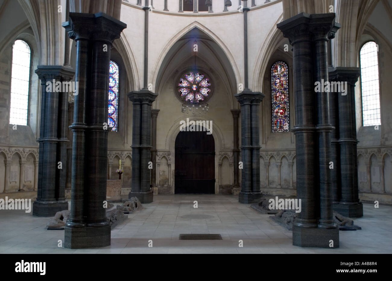 Interior of The Temple Church Middle Temple Fleet Street London UK ...