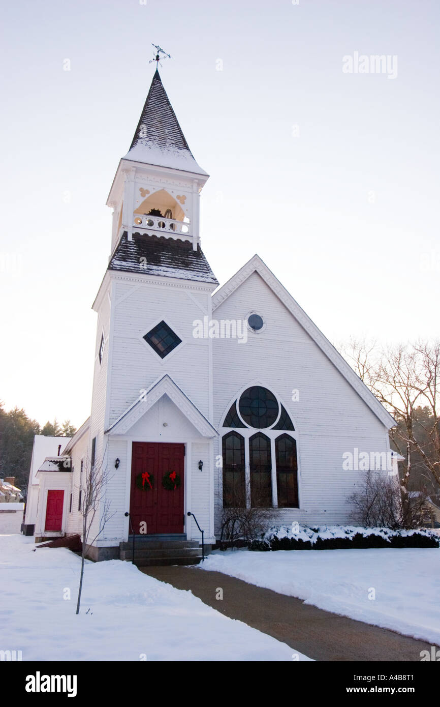 Church at New Boston New Hampshire Stock Photo - Alamy