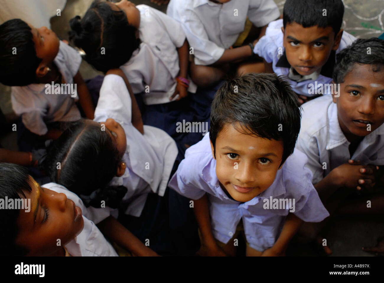 Tribal girls in school hi-res stock photography and images - Alamy