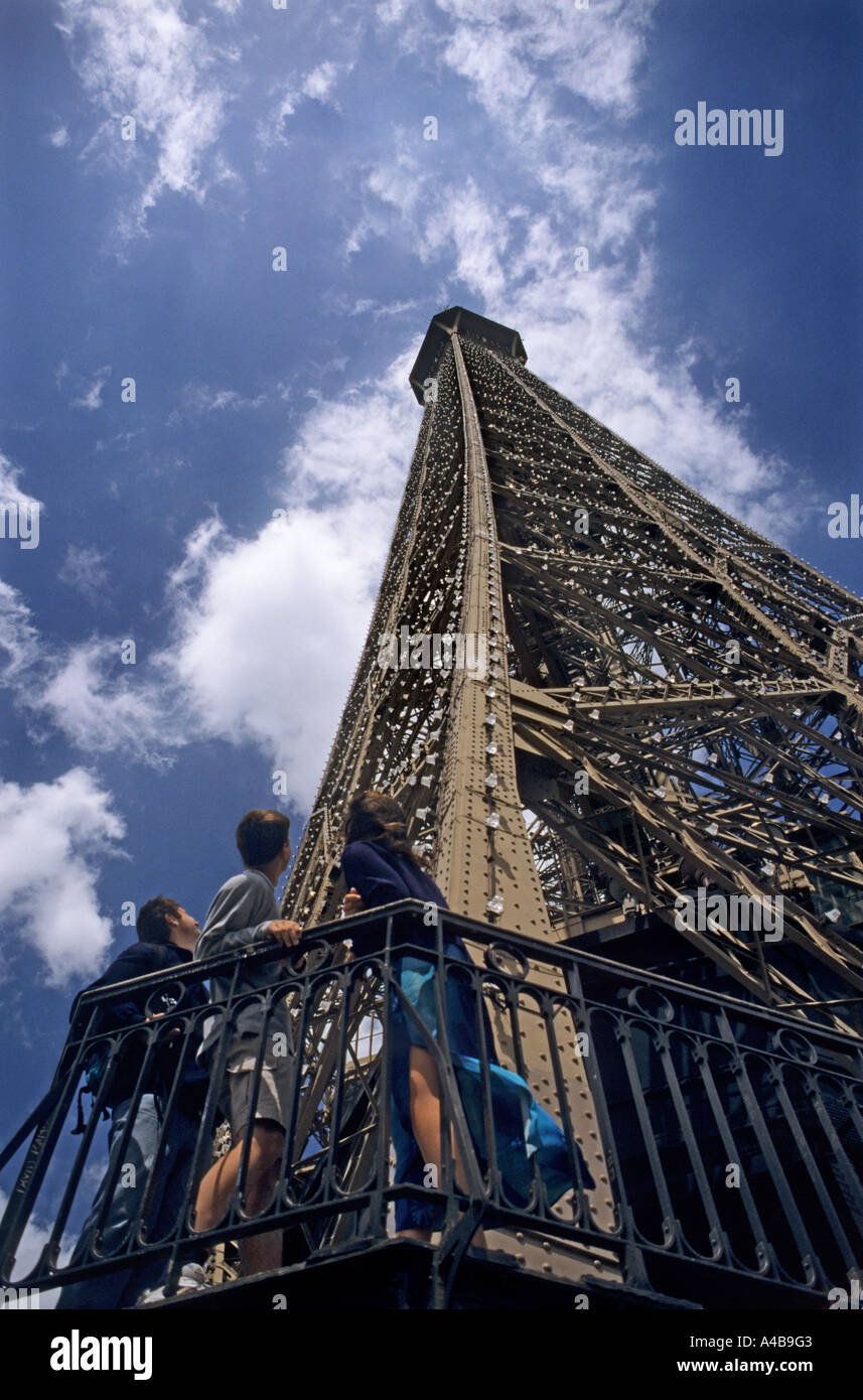 Climbing stairs eiffel tower hi-res stock photography and images - Alamy