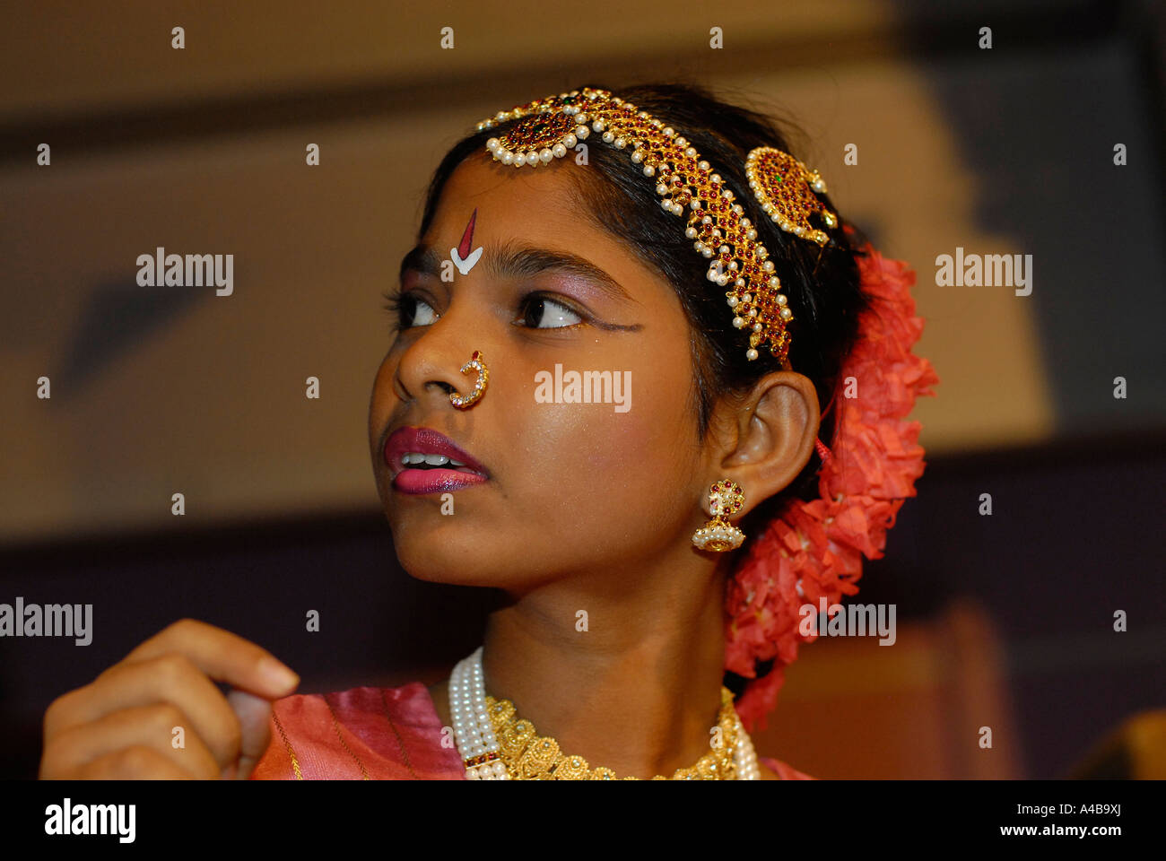Dalit girl dancing in classic indian dance costume for Republic Day ...