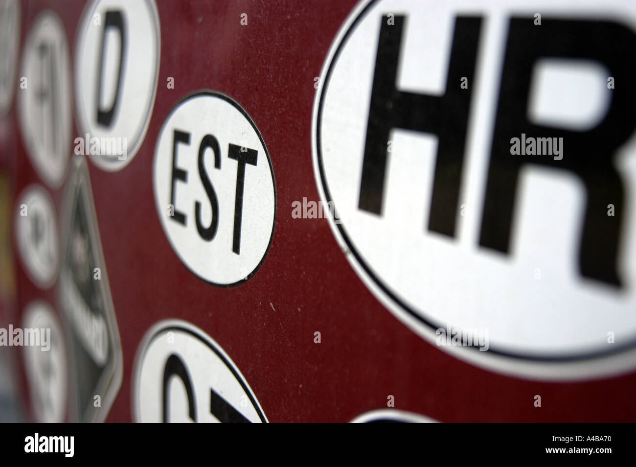 D country sticker hi-res stock photography and images - Alamy