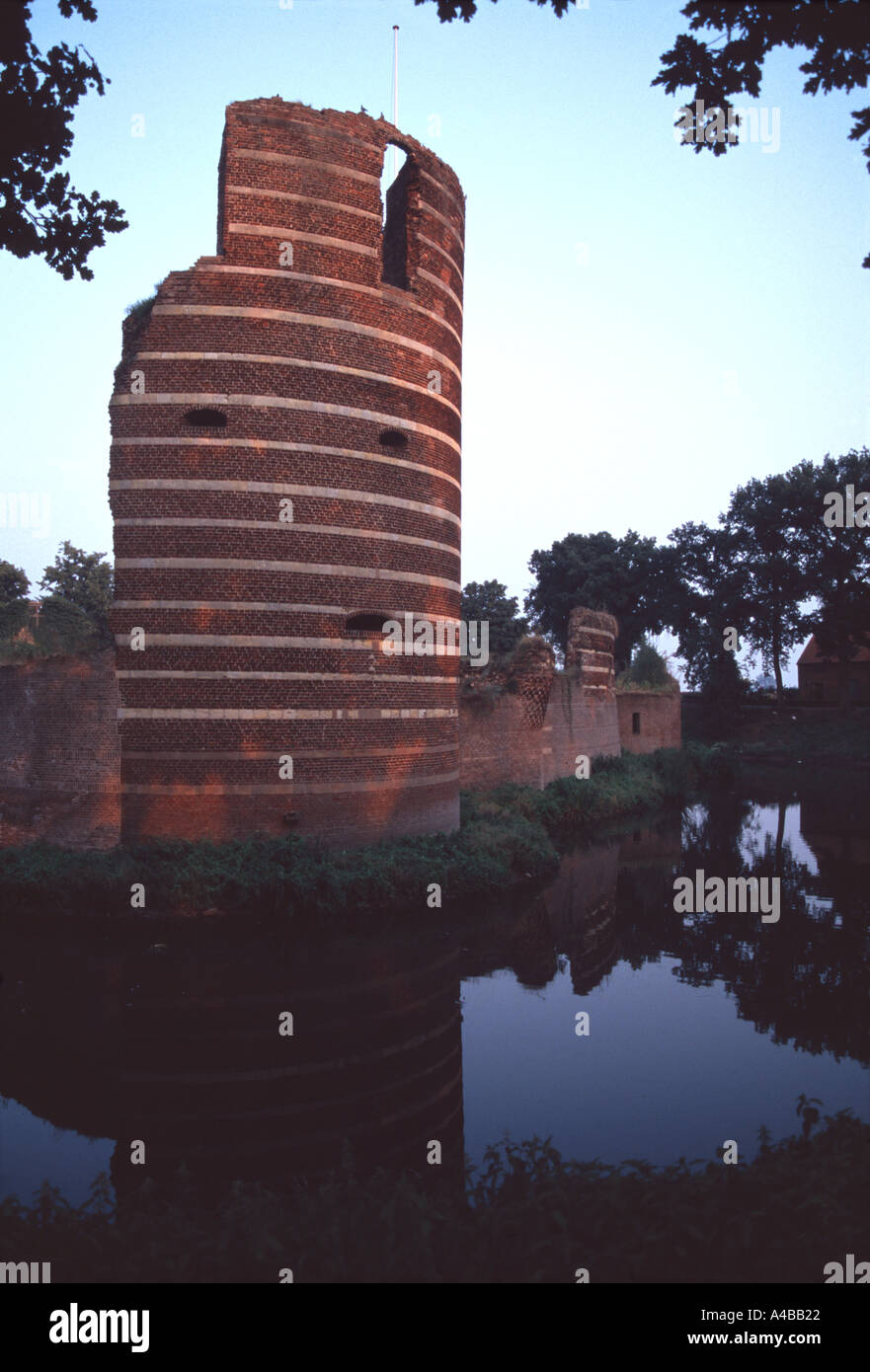 The ruined 13th Century castle at Batenburg Stock Photo - Alamy