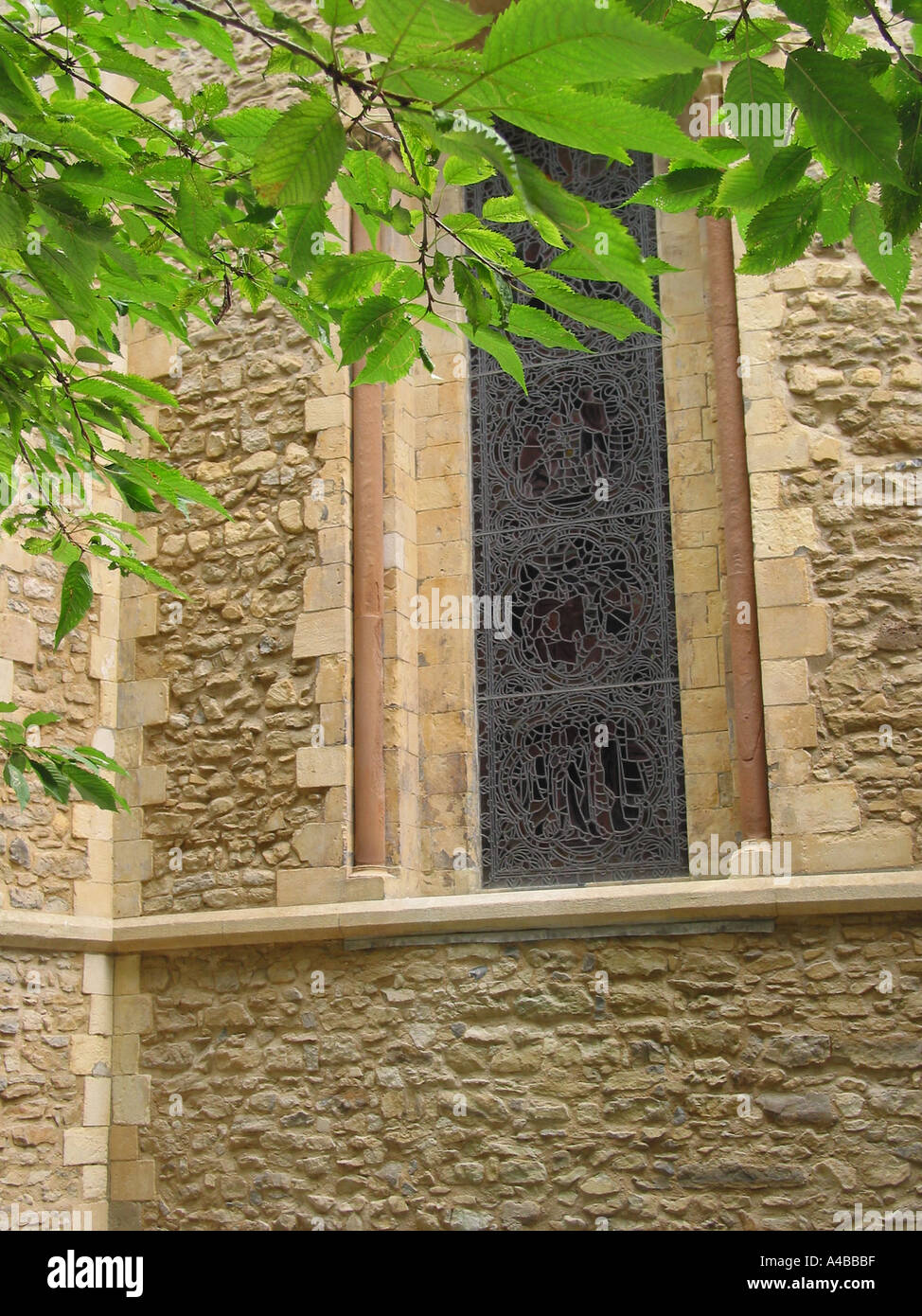 The Temple Church Window and Artchitechure Inner Temple Fleet Street ...
