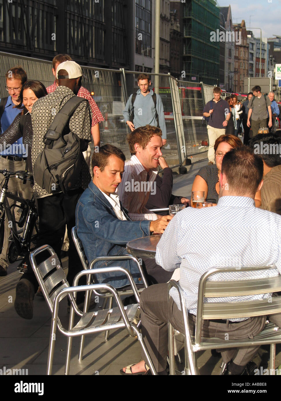 Typical Street Cafe Scene London England Great Britain Stock Photo - Alamy