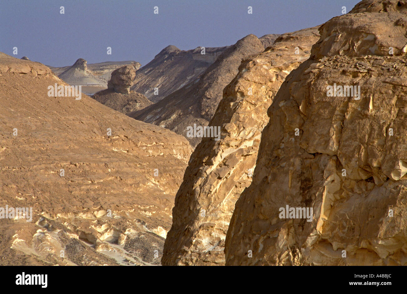 Shapes of the Western Desert el Agabat Valley Egypt Stock Photo - Alamy