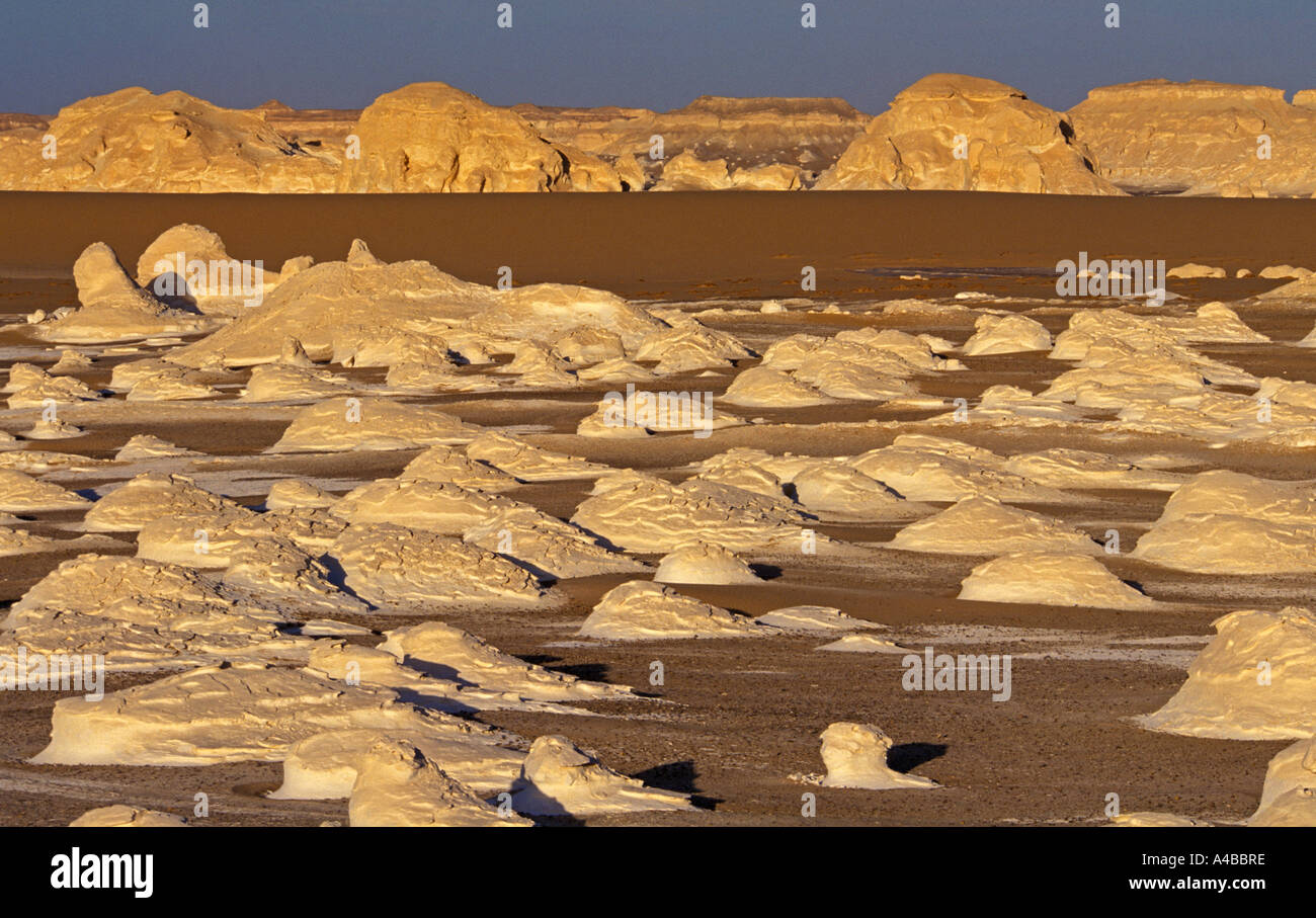 Fantastic limestone formations in the White Desert Libyan Desert Egypt ...