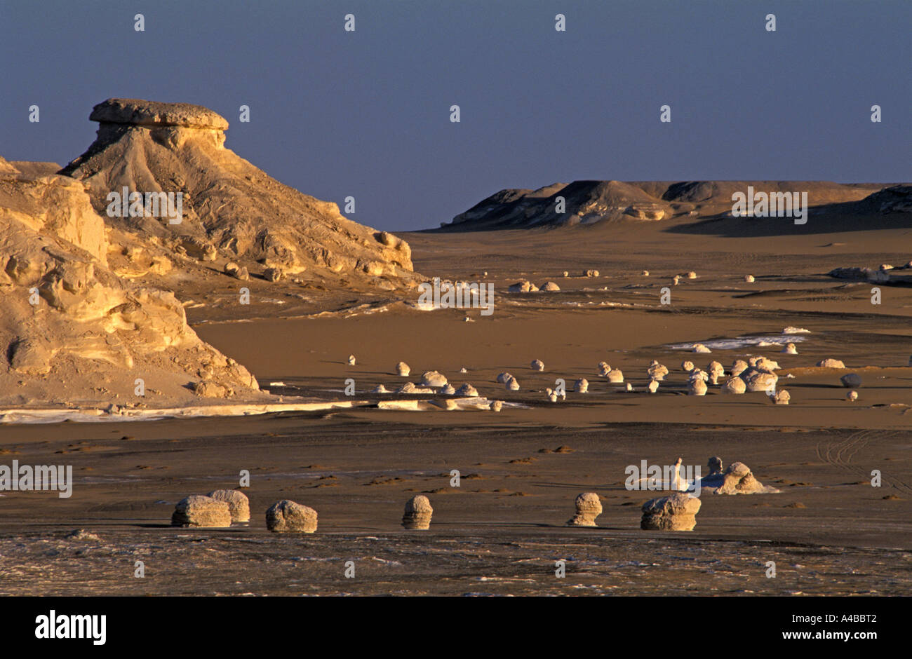 Fantastic limestone formations in the White Desert Libyan Desert Egypt ...