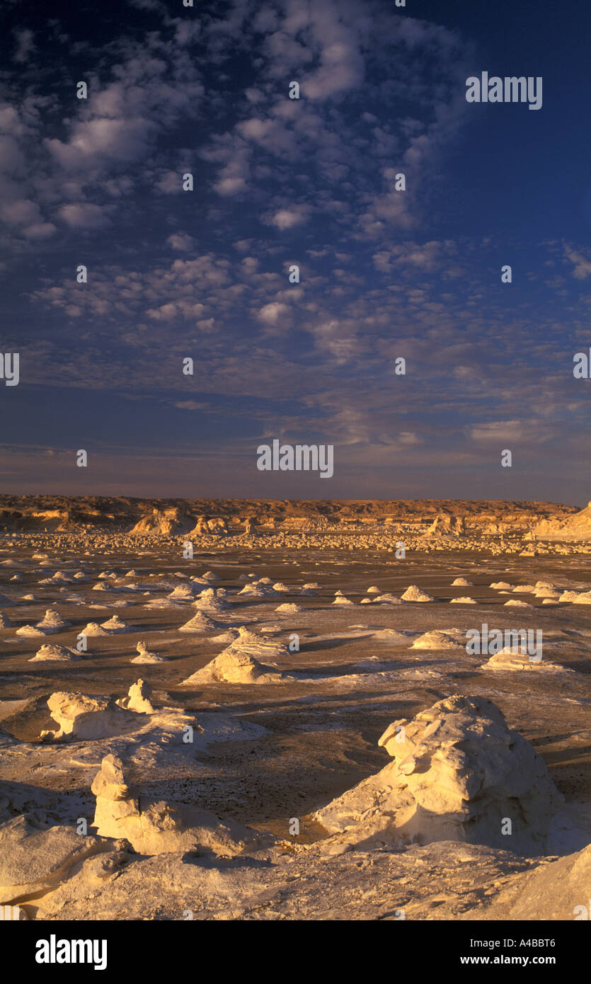 Fantastic limestone formations in the White Desert Libyan Desert Egypt ...