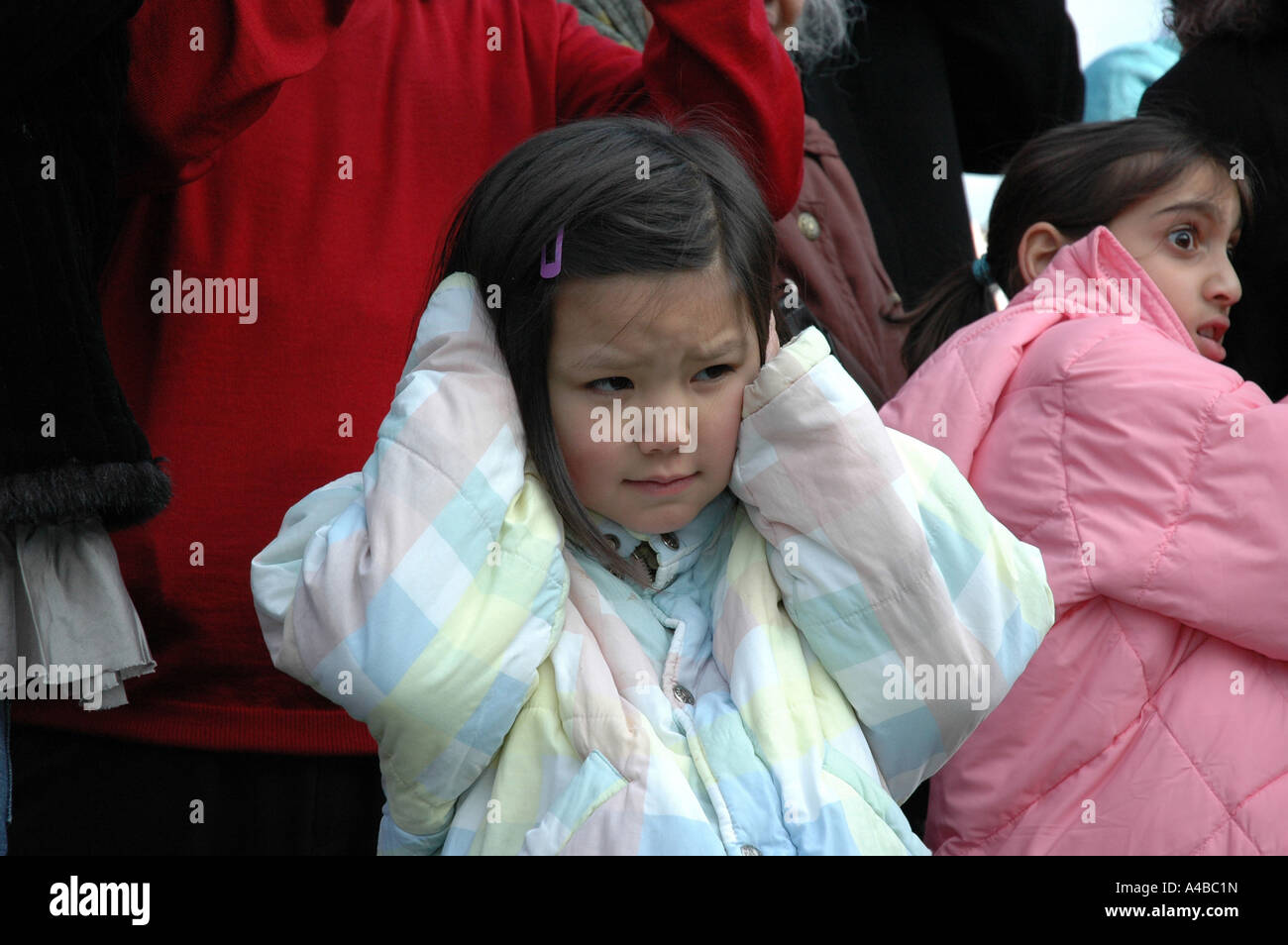 Firecrackers are let off at the Chinese New Year at Oriental City ...
