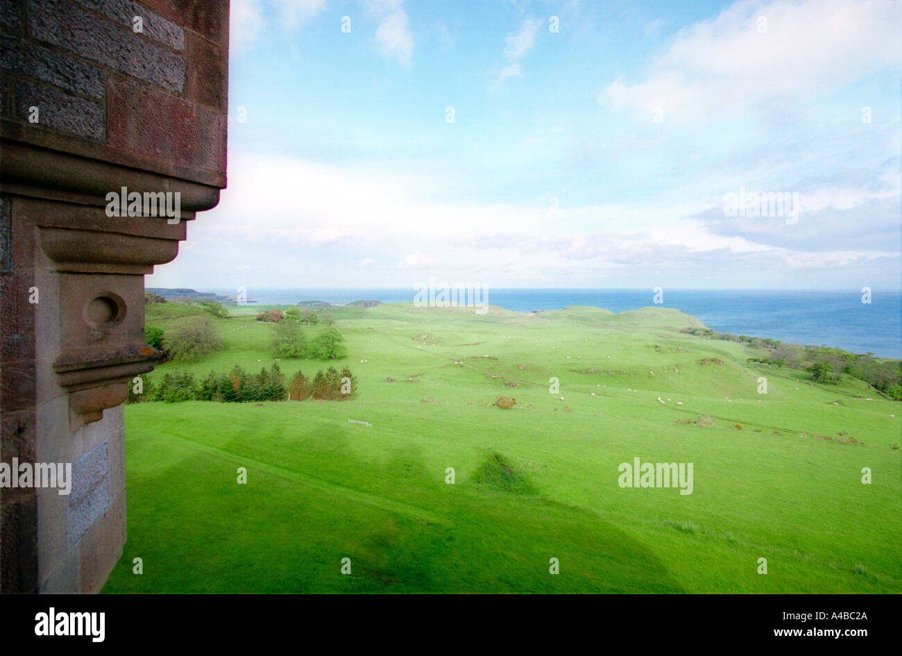 Glengorm Castle Island of Mull Scotland Stock Photo - Alamy