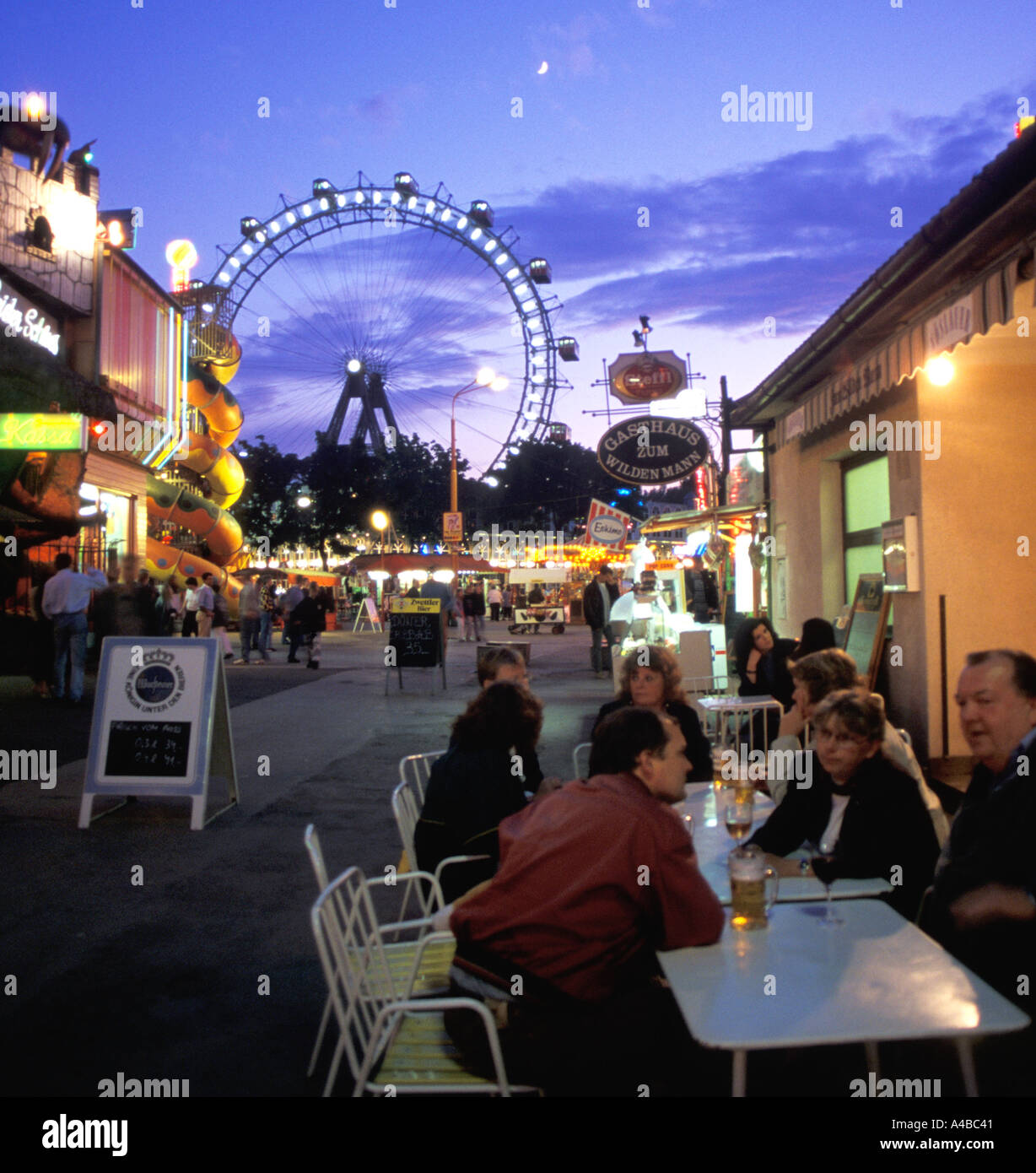 Prater fairground vienna wien austria europe hi-res stock photography ...
