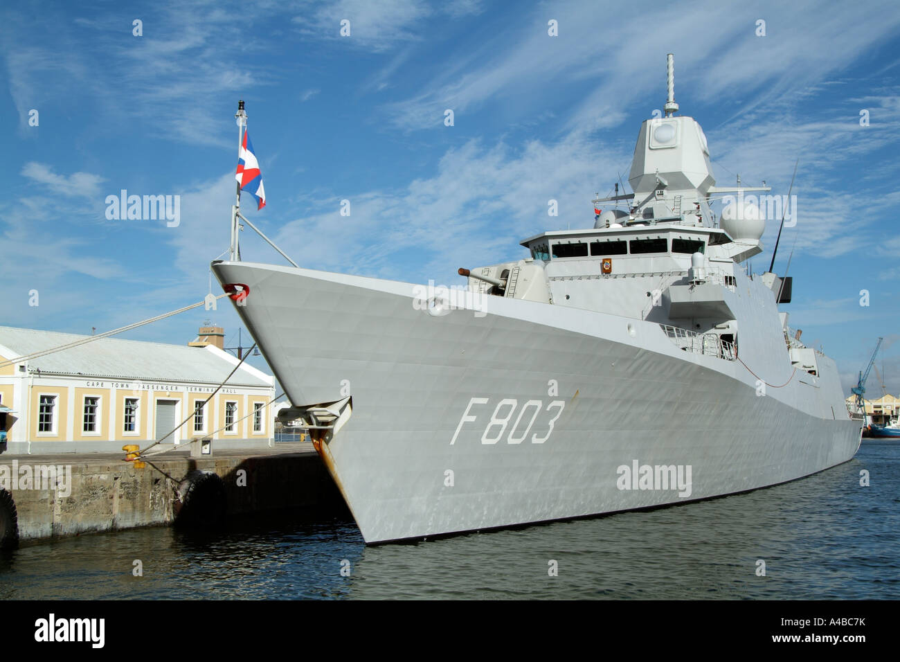 HNLMS Tromp Frigate Royal Netherlands Navy ship seen during a visit in ...