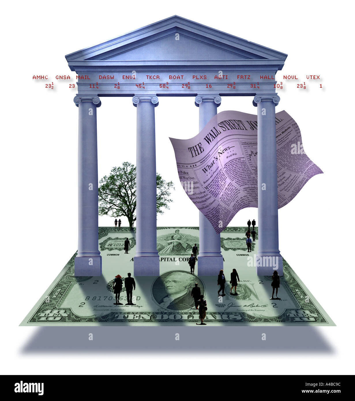 Digital pillars Cut Out Stock Images & Pictures - Alamy