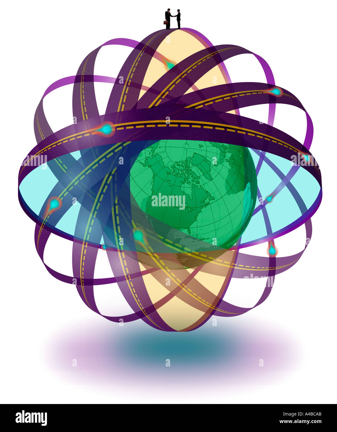 World wide web is the theme for this collage The information super ...