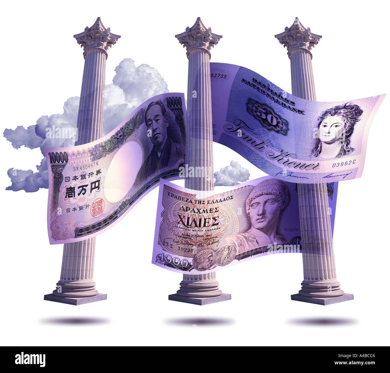 Uk money note collage hi-res stock photography and images - Alamy