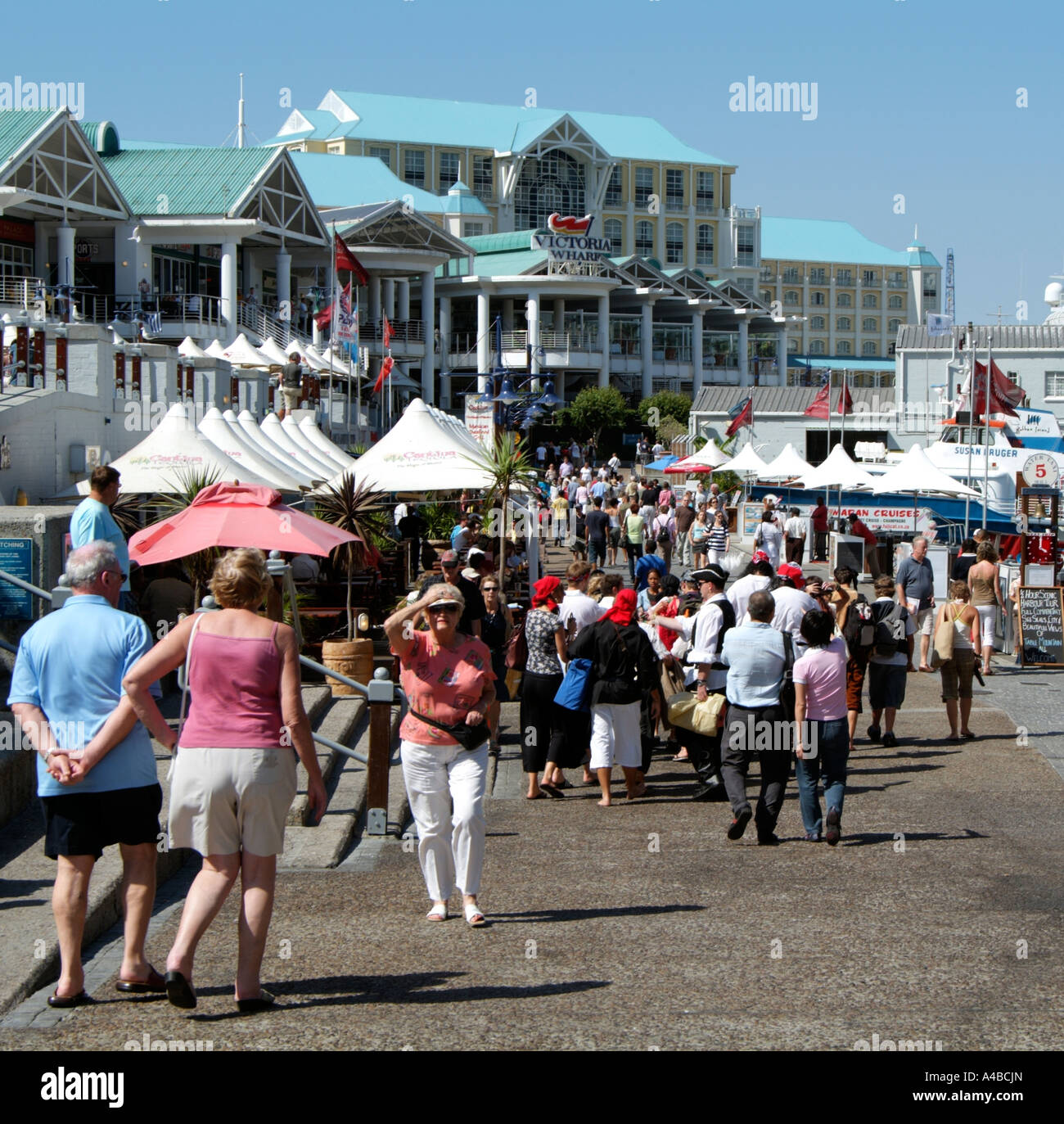 V and A Waterfront complex. Cape Town South Africa. Tourist Stock Photo ...