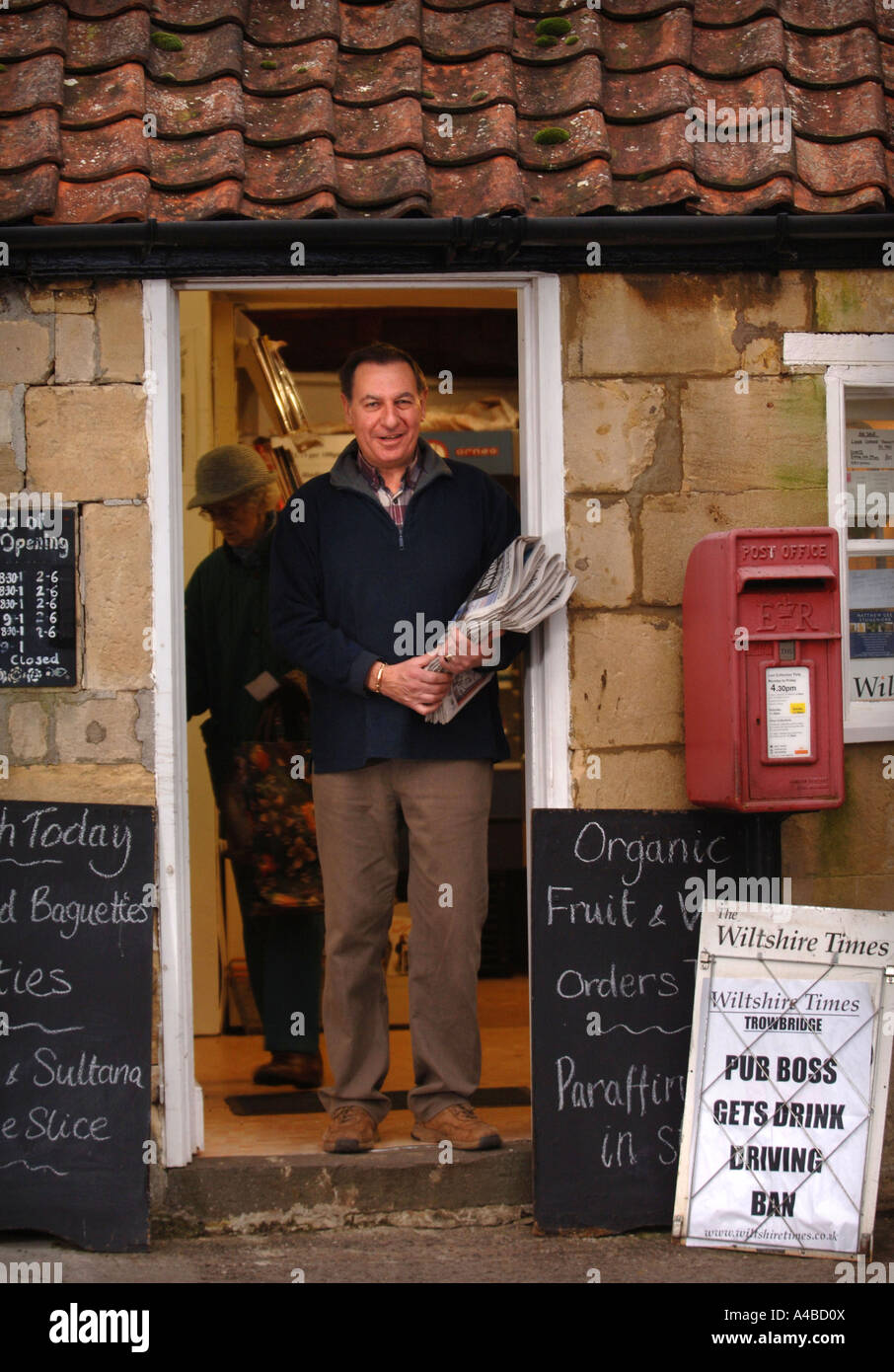 White british shopkeeper hi-res stock photography and images - Alamy