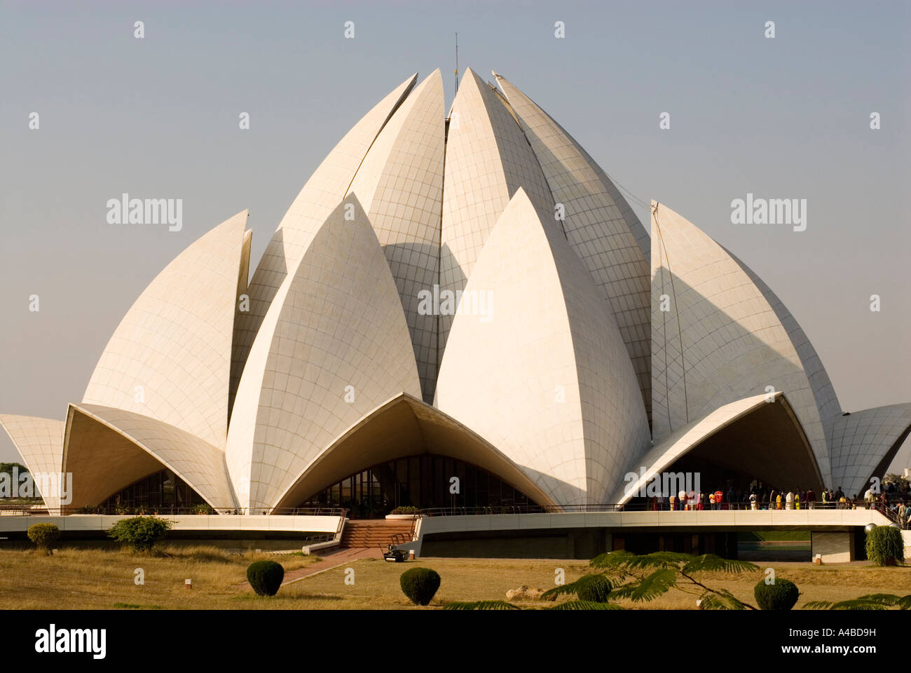 Stock image of Lotus Temple in New Delhi Stock Photo - Alamy