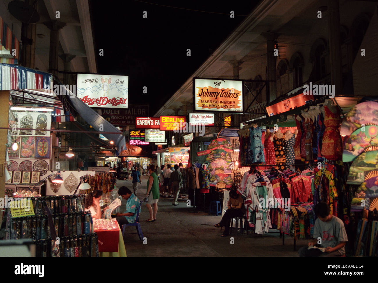 Patong Beach Market at night, Phuket, Thailand Stock Photo - Alamy