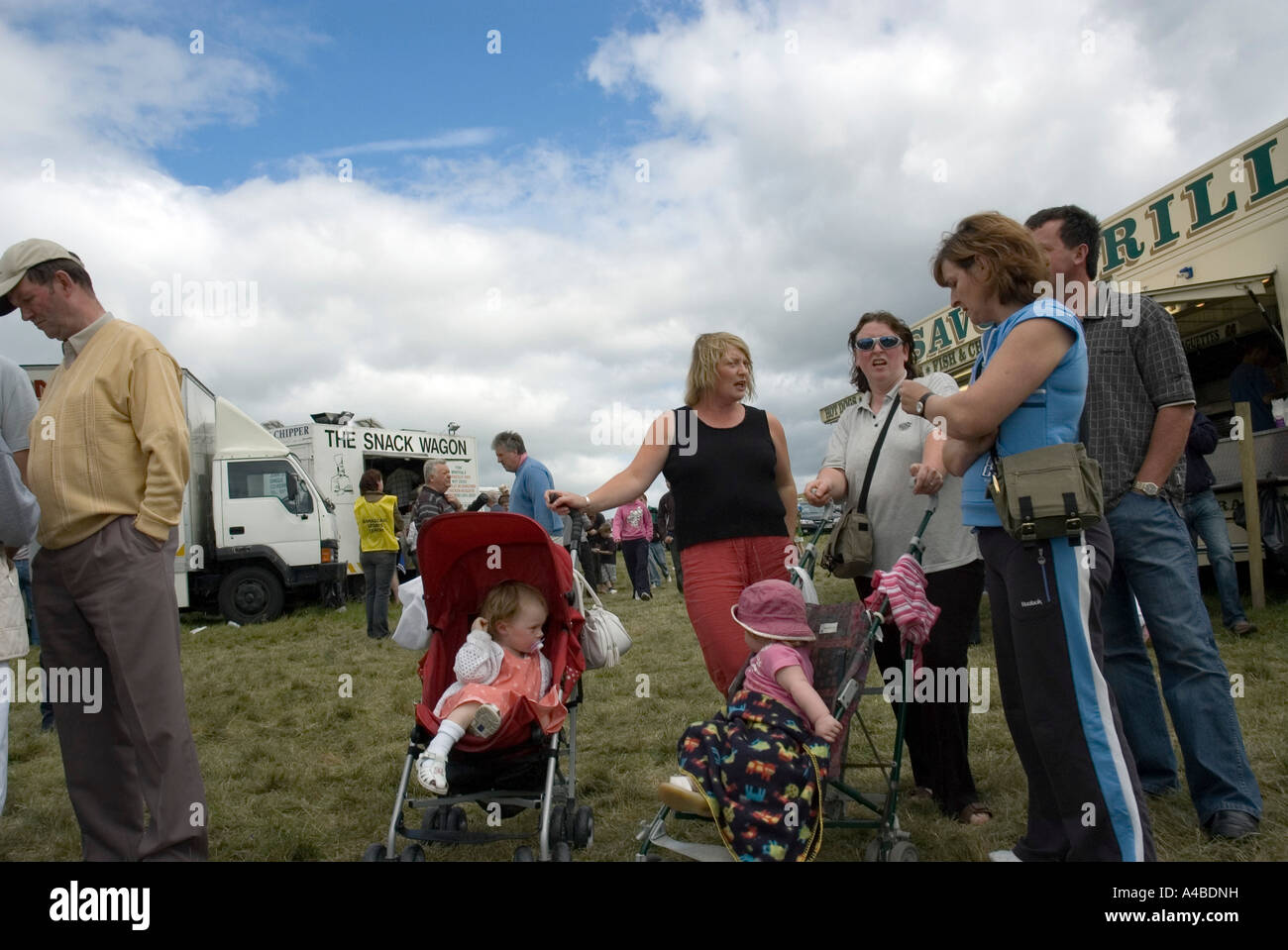 People at Dingle races, County Kerry, Ireland Stock Photo - Alamy