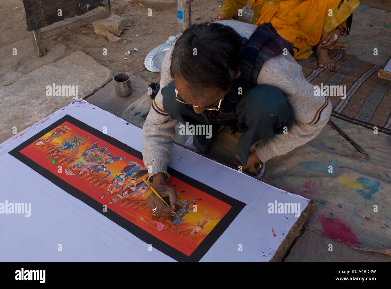 Indian painter hi-res stock photography and images - Alamy